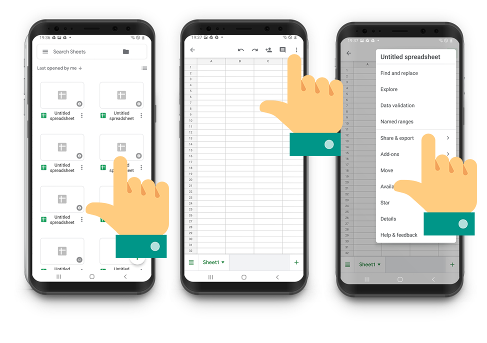 Setup Android Scan To Google Sheets